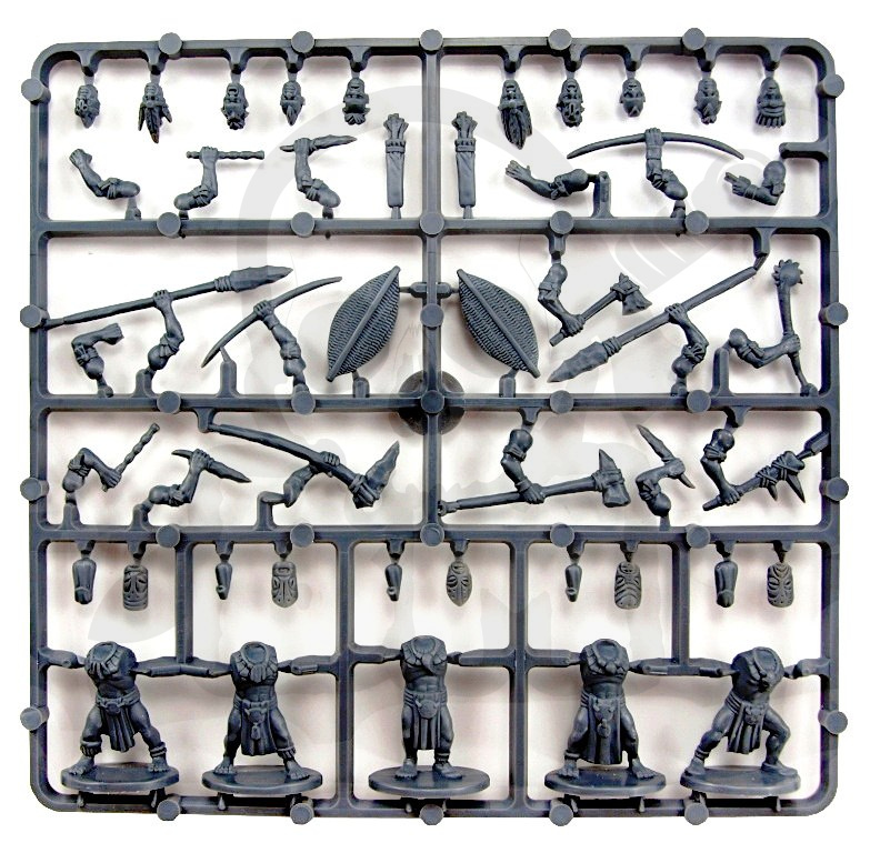 Battle-Models > Frostgrave Ghost Archipelago Tribals - ludożercy - 5 szt.